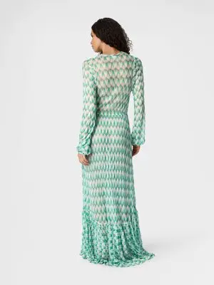 Missoni Up In Viscose With Floral Pattern And Long Sleeves