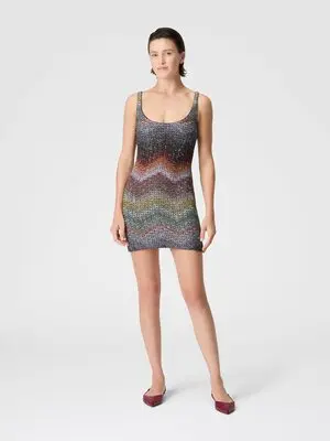 Missoni Style Zigzag Knit With Sequins
