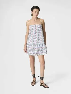 Missoni Up Dress In Printed Cotton Poplin