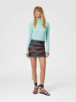 Missoni Mini Skirt With Snake Pattern