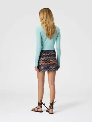 Missoni Mini Skirt With Snake Pattern