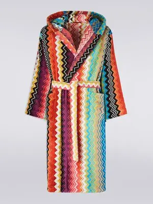 Missoni Giacomo Hooded Bathrobe - Multicoloured