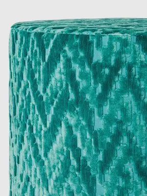 Missoni Fossile Indoor Cylinder Cushion 40x30 Cm With Chevron Pattern