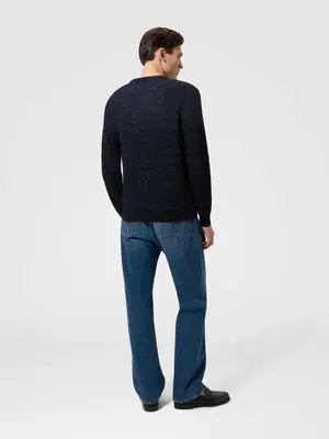 Missoni Wool And Viscose Zig Zag Crewneck Pullover