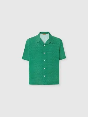 Missoni Tone Zigzag Print - Green