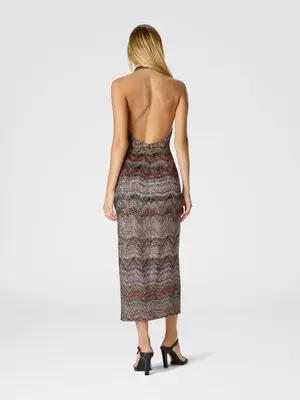 Missoni Midi Dress With Halter Neck