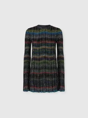 Missoni Crew Neck Sweater With Wave Pattern - Multicoloured