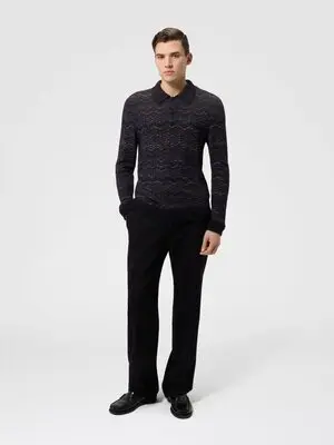 Missoni Sleeve Cashmere And Viscose Polo Shirt