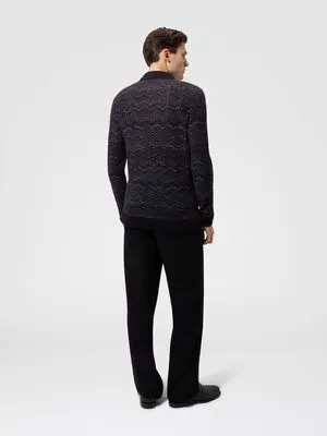 Missoni Sleeve Cashmere And Viscose Polo Shirt