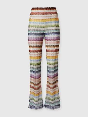 Missoni Zig Zag Motif Tulle Trousers - Multicoloured