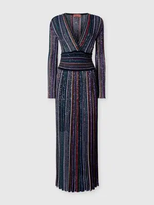 Missoni Long Dress With Sequin Embellisht - Multicoloured