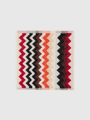Missoni Best Set Of Six Pure Cotton Face Towels - Red,multicoloured