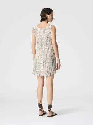 Missoni Sleeveless Mixed Viscose Mini Dress With Sequins