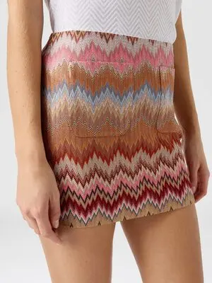 Missoni Pattern Mini Skirt