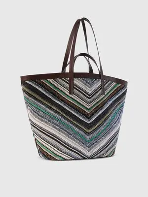 Missoni Tote Bag In Cotton Blend