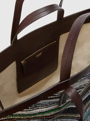 Missoni Tote Bag In Cotton Blend