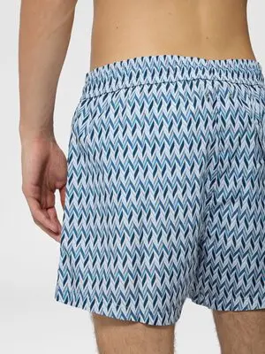 Missoni Swim Shorts With Micro Zig Zag Motif