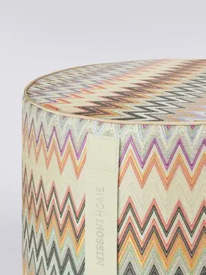 Missoni Masuleh Cylinder Pouf Rot.40x30