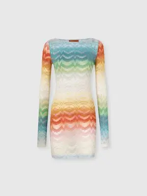 Missoni Shaded Viscose Lamé Mini Dress - Multicoloured