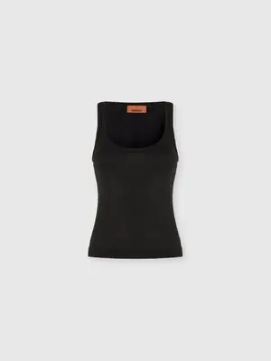 Missoni Viscose Lamé Tank Top - Black