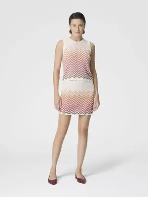 Missoni Chevron Knit Mini Skirt