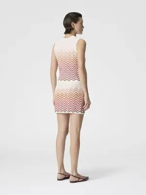 Missoni Chevron Knit Mini Skirt