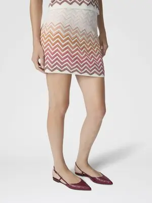 Missoni Chevron Knit Mini Skirt
