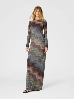Missoni Style Zigzag Knit With Sequins