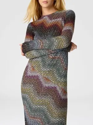 Missoni Style Zigzag Knit With Sequins