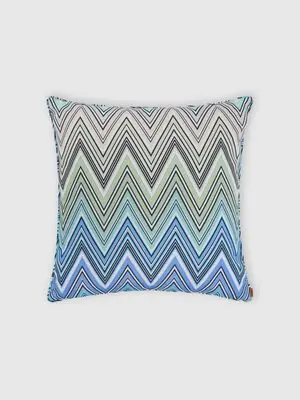 Missoni Kew Outdoor Cushion 60x60 - Turquoise Multicoloured