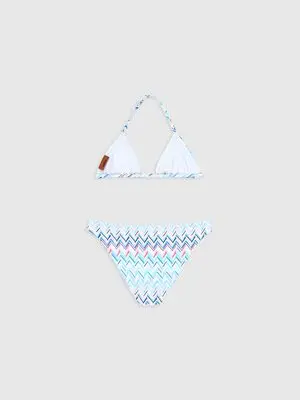 Missoni Bikini With Zig Zag Print And Logo