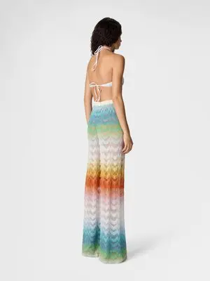 Missoni Up Trousers In Shaded Lamé Viscose