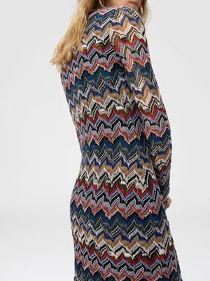 Missoni Midi Dress With Embroidered Lace