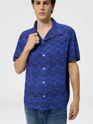 Missoni Tone Irregular Zig Zag Print
