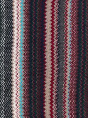 Missoni Zigzag Wool Scarf With Fringes