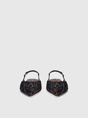 Missoni Sequined Slingback Flats