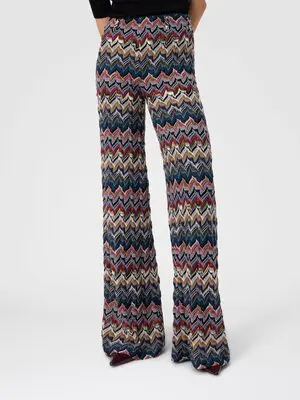 Missoni Palazzo Pants In Embroidered Lace