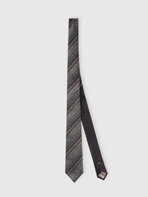 Missoni Silk Zigzag Neck Tie - Multicoloured