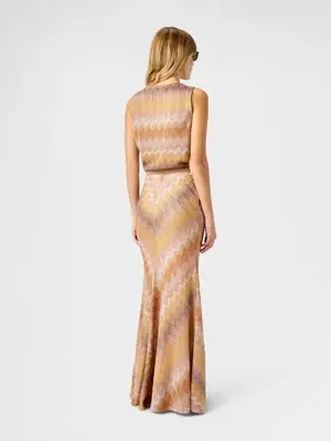 Missoni Pattern Long Skirt
