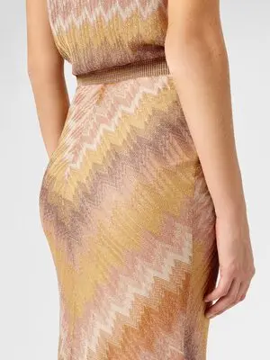 Missoni Pattern Long Skirt