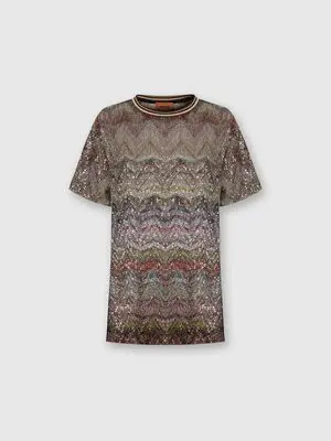 Missoni Shirt With Zigzag And Sequins - Multicoloured