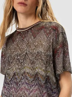 Missoni Shirt With Zigzag And Sequins