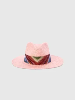 Missoni Straw Hat With Silk Ribbon - Multicoloured