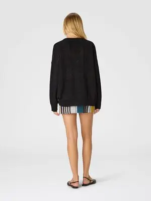 Missoni Neck Sweater In Chevron Pattern