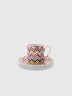 Missoni Marrakech Set Of 2 Coffee Cups & Saucers