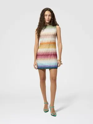 Missoni Sleeveless Dégradé Viscose Mini Dress
