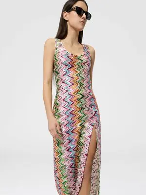 Missoni Up In Stretch Viscose With Lace And Zigzag Motif