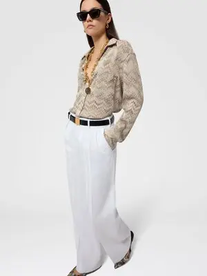 Missoni Tone Zig Zag - White