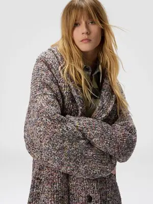 Missoni Oversized Wool Blend Cardigan