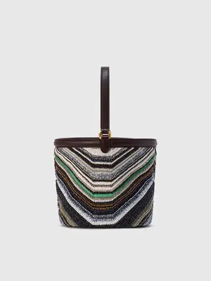 Missoni Bucket Bag In Cotton Blend